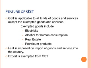 Goods and service tax in india | PPTX