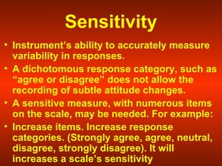 Good scale measurement | PPT
