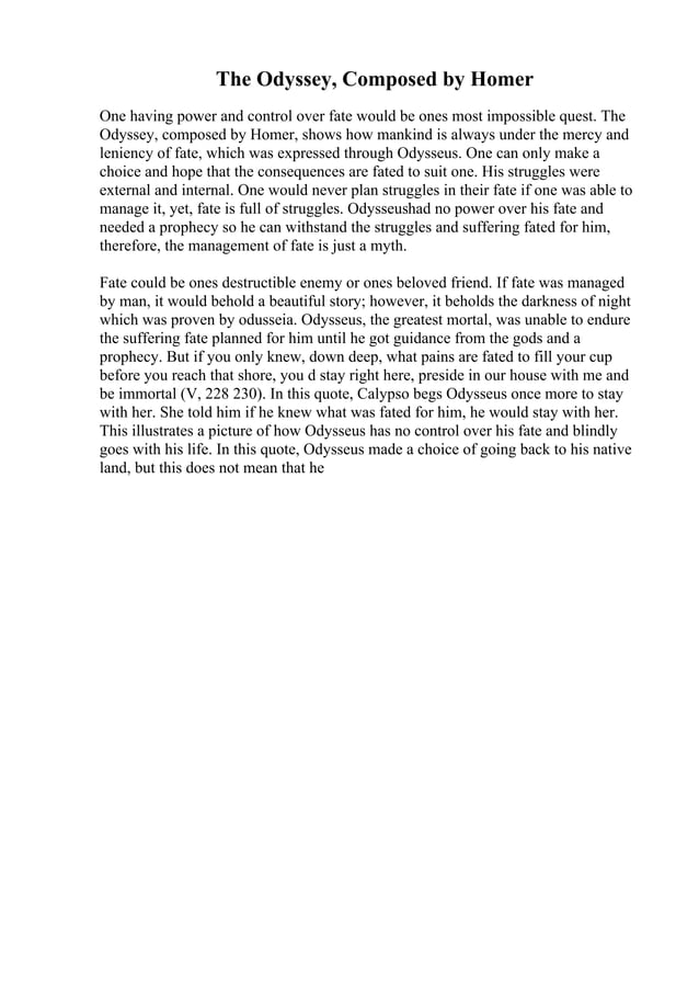 Good Short Stories For Essays | PDF