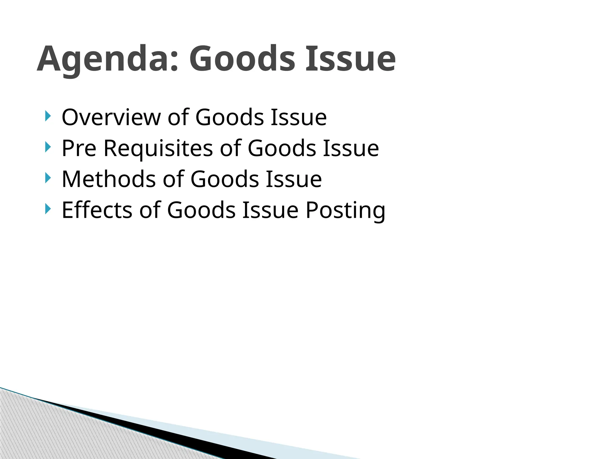 PRODUCTION PROCESS GOODS ISSUE IN SAP PP | PPT