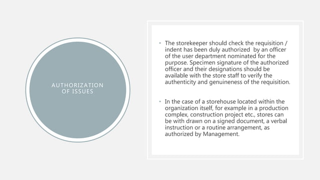Goods issue procedure, control and documentation | PPTX | Logistics ...