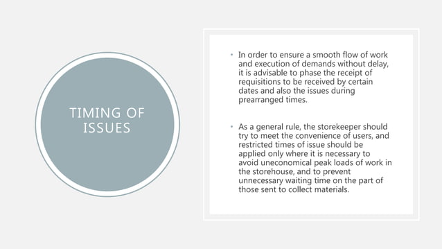 Goods issue procedure, control and documentation | PPTX | Logistics ...