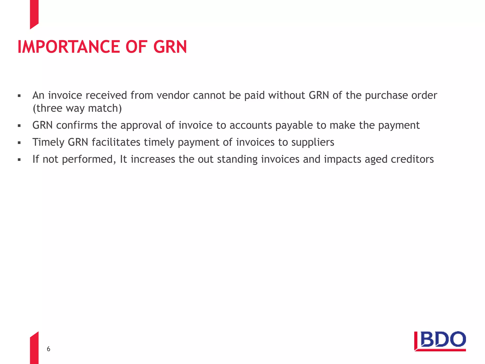 Goods received note | PPTX