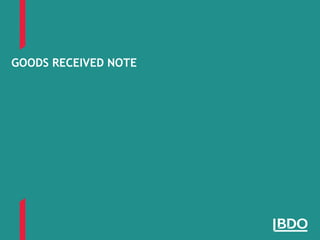 Goods received note | PPTX