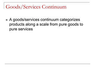 Goods services | PPTX