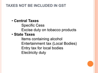 Goods & Services tax - GST | PPT