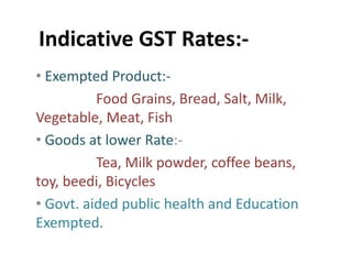 Goods & service tax | PPTX