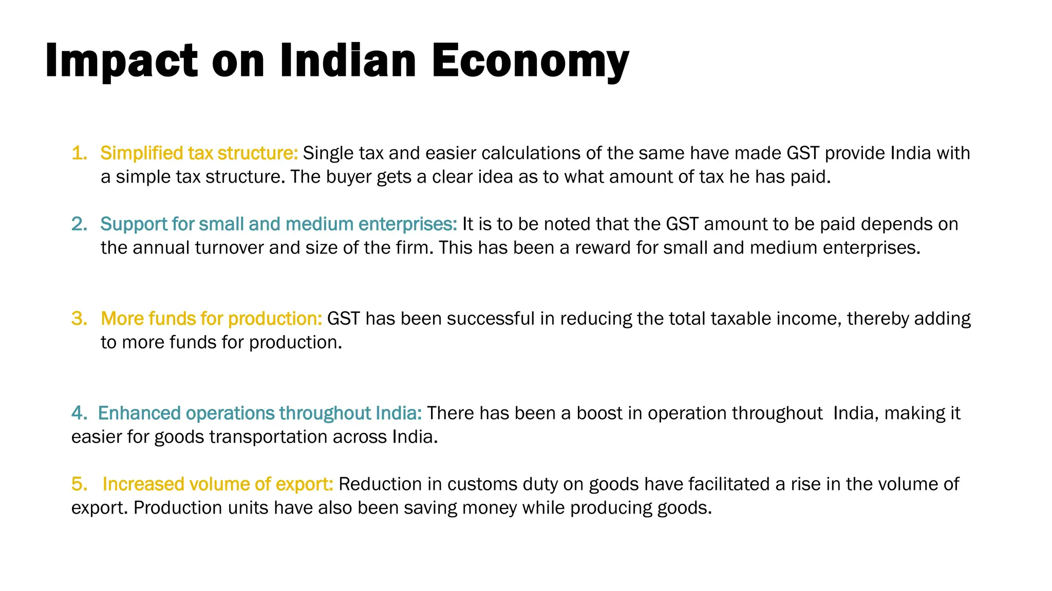 Presentation on GOODS & SERVICE TAX (GST) | PDF