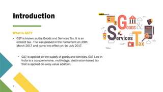 Presentation on GOODS & SERVICE TAX (GST) | PDF
