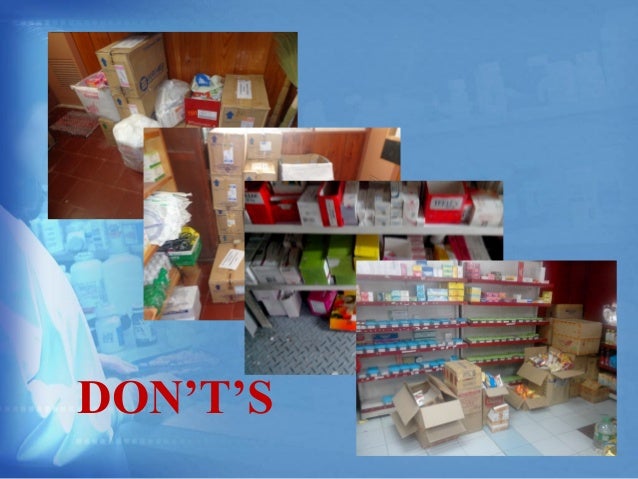 Good storage practice