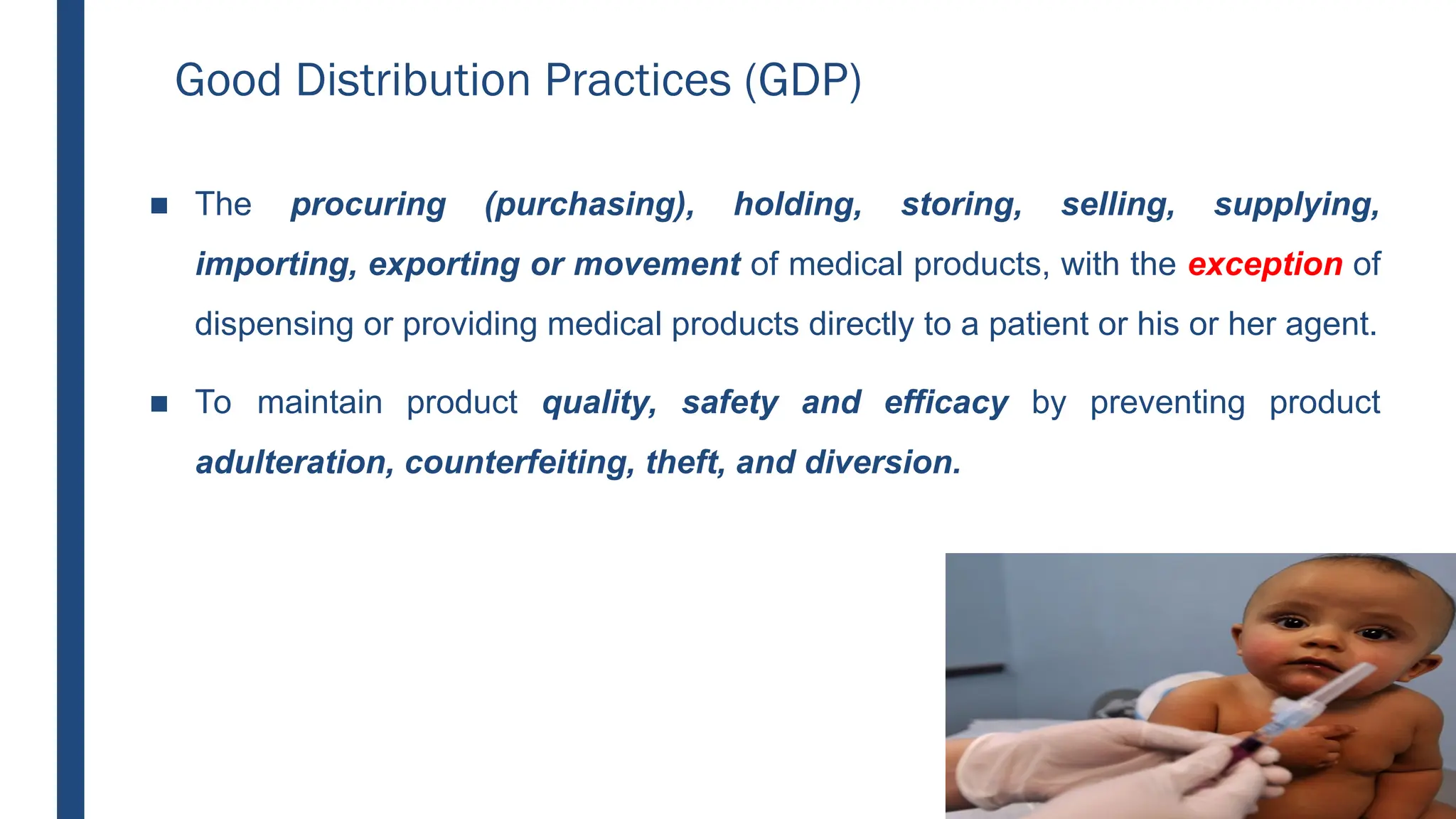 Good storage practice (GSP), cold chain & temperature mapping | PPT