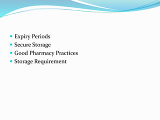 Good storage practices | PPTX