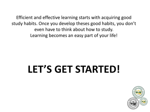 How to Develop Good Study Habits: For ESL Students | PPT