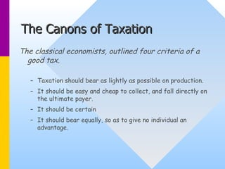 Good tax structure | PPT