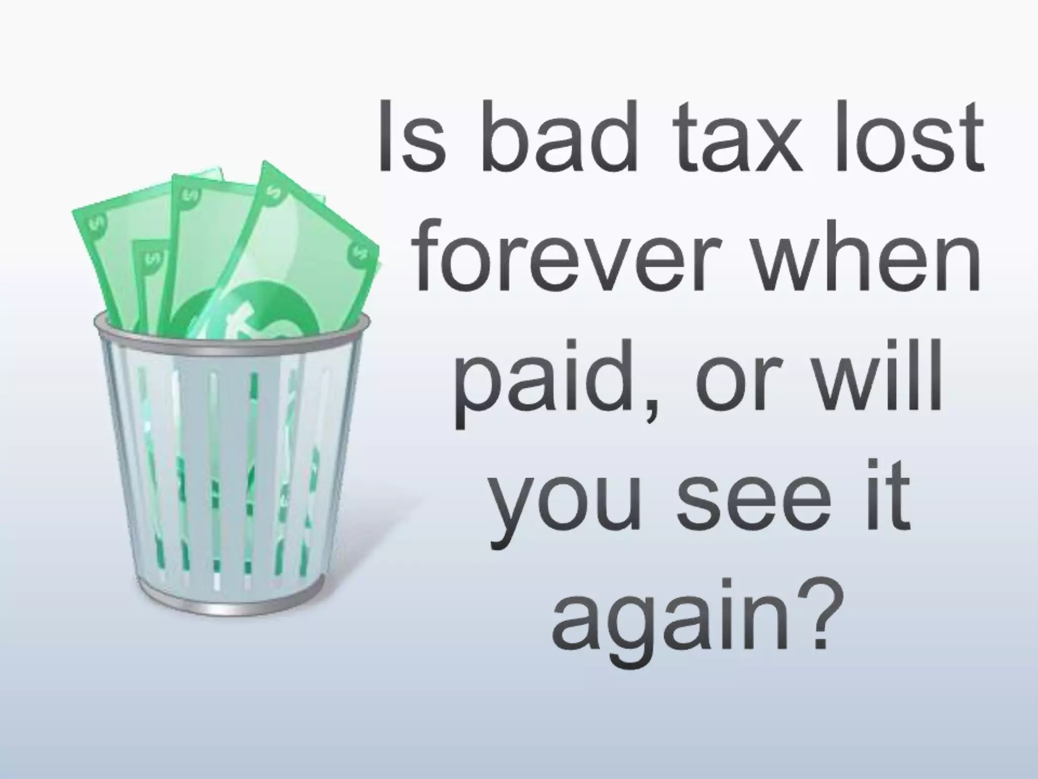 Good Tax Vs. Bad Tax | PPTX