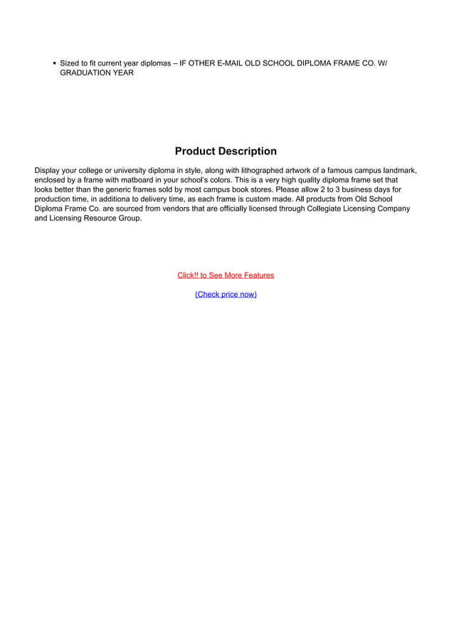 Good tcu diploma frame with artwork in classic walnut frame | PDF