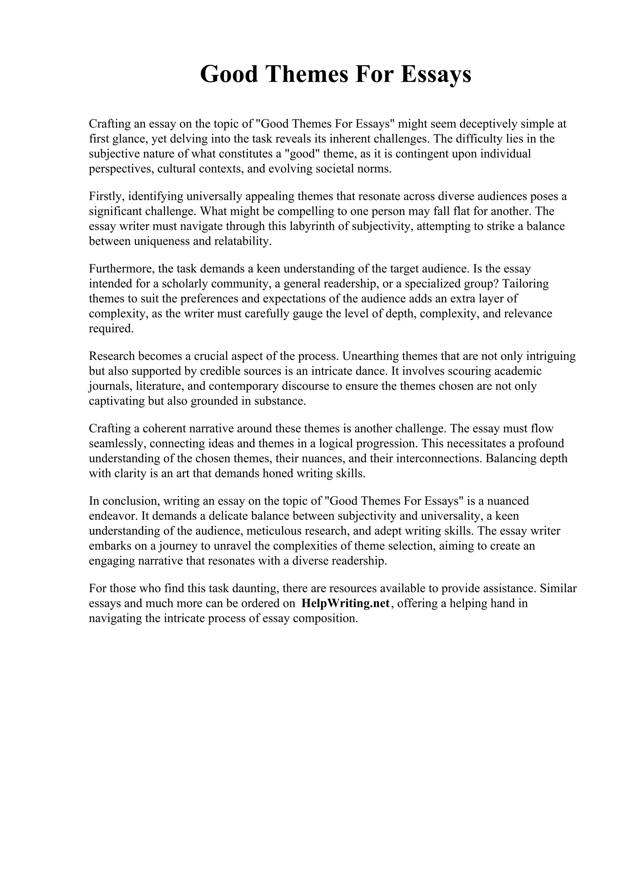 Good Themes For Essays.pdf