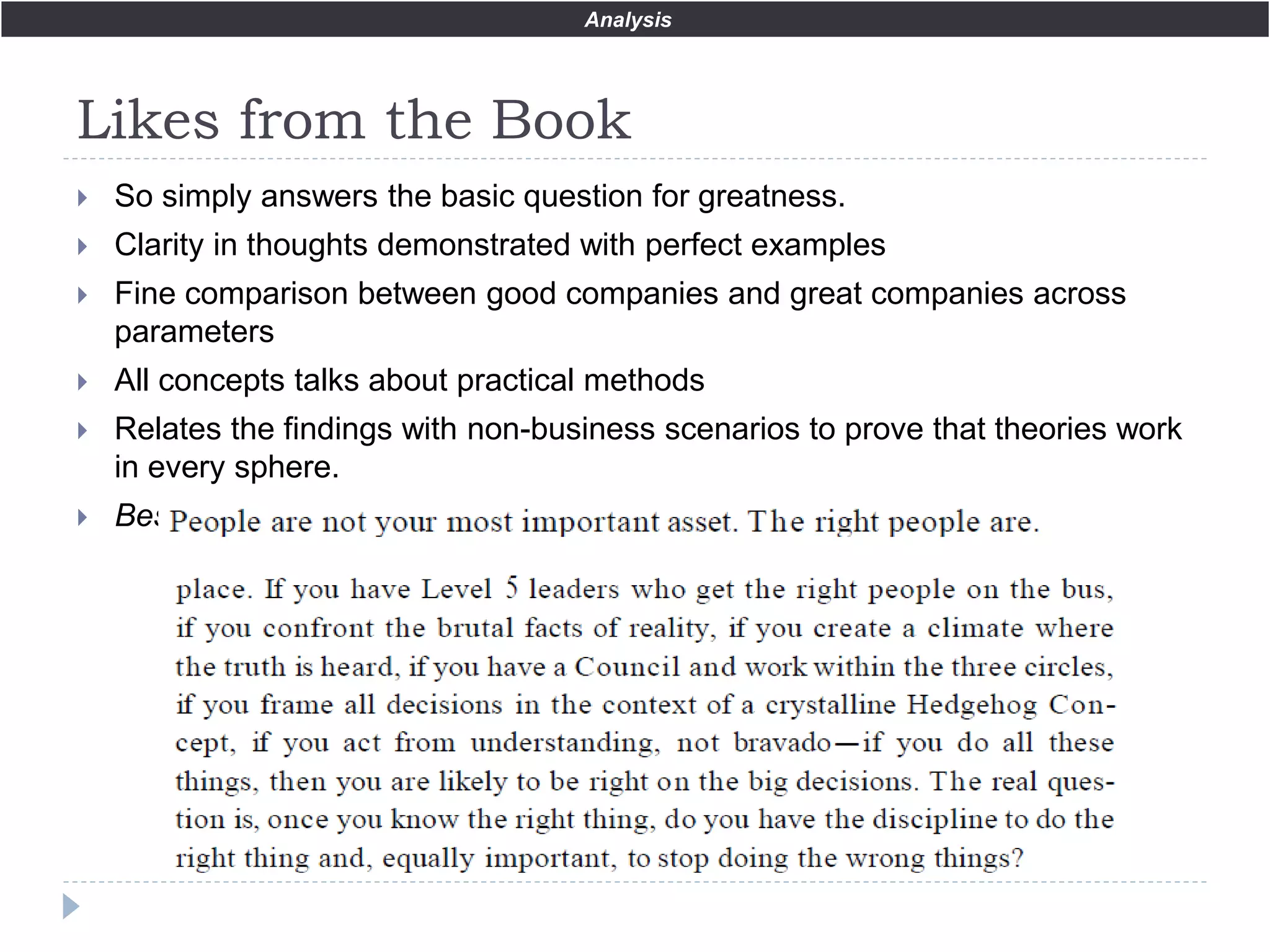 Good to great Book Review | PPT