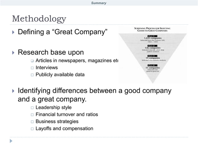 Good to great Book Review | PPT