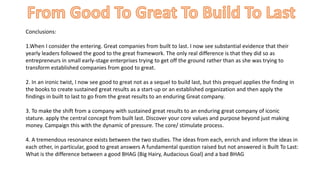Good to great | PPTX