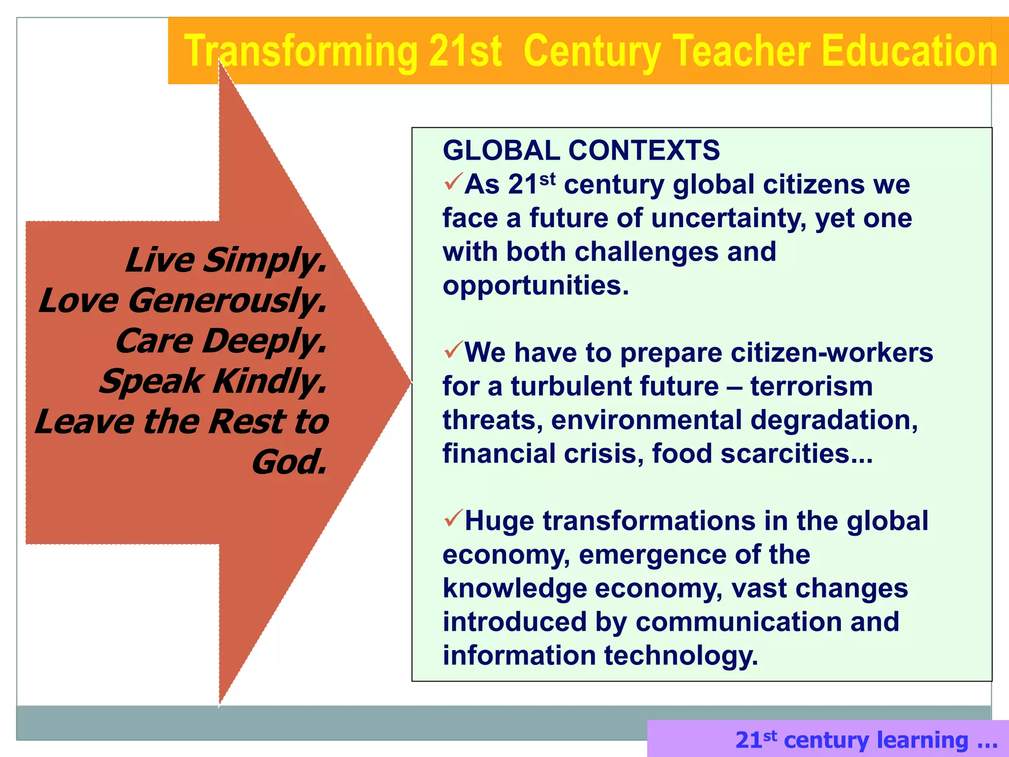 Good to great teacher | PPTX | Professional School | Postgraduate Education