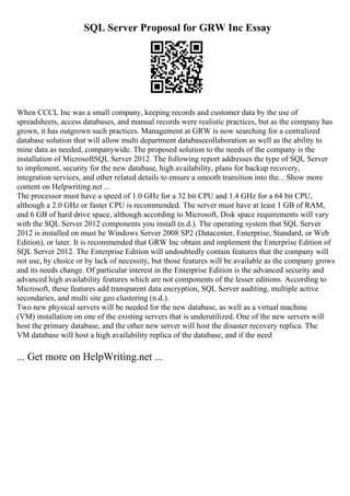 Good Topic For A Comparison And Contrast Essay | PDF