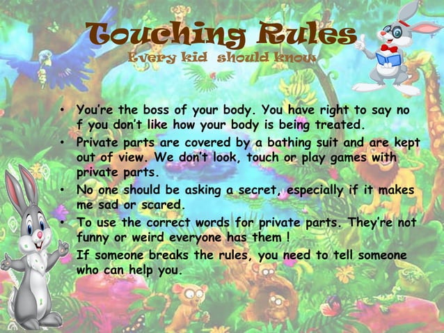 Good touch bad touch | PDF | Parenting Babies and Toddlers | Parenting