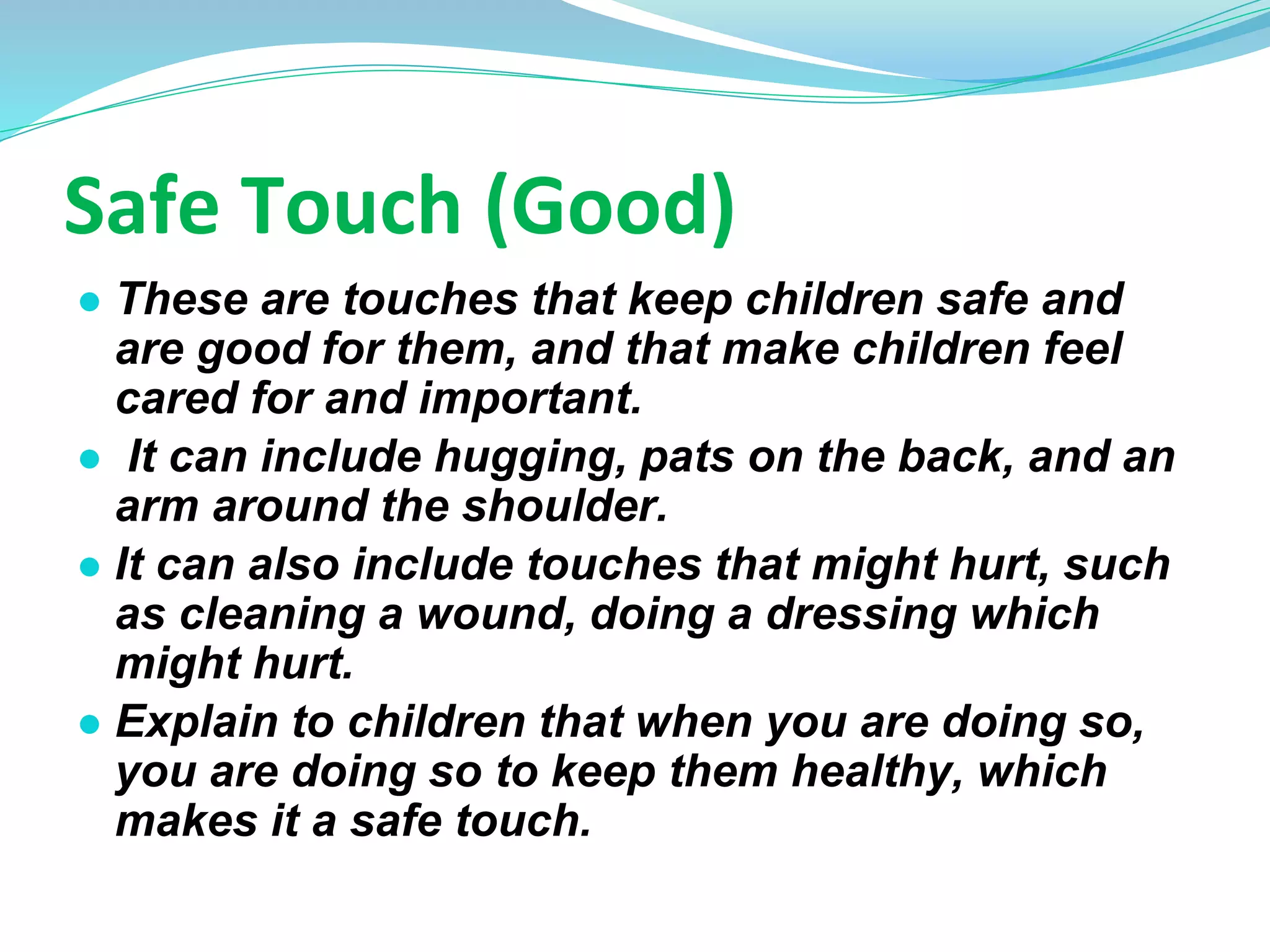 Good touch bad touch | PPTX