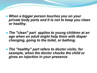 Good touch bad touch | PPTX