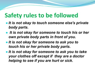 Good touch bad touch | PPTX