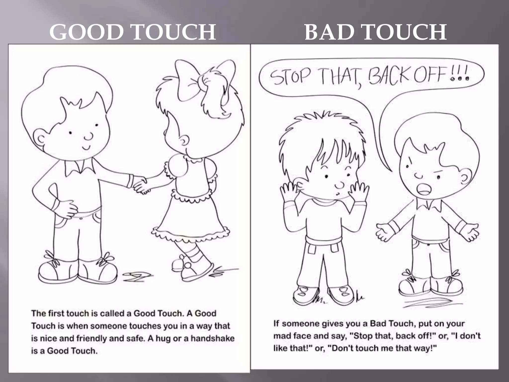 Good touch & bad touch ppt | PPTX
