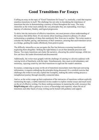 Good Transitions For Essays.pdf