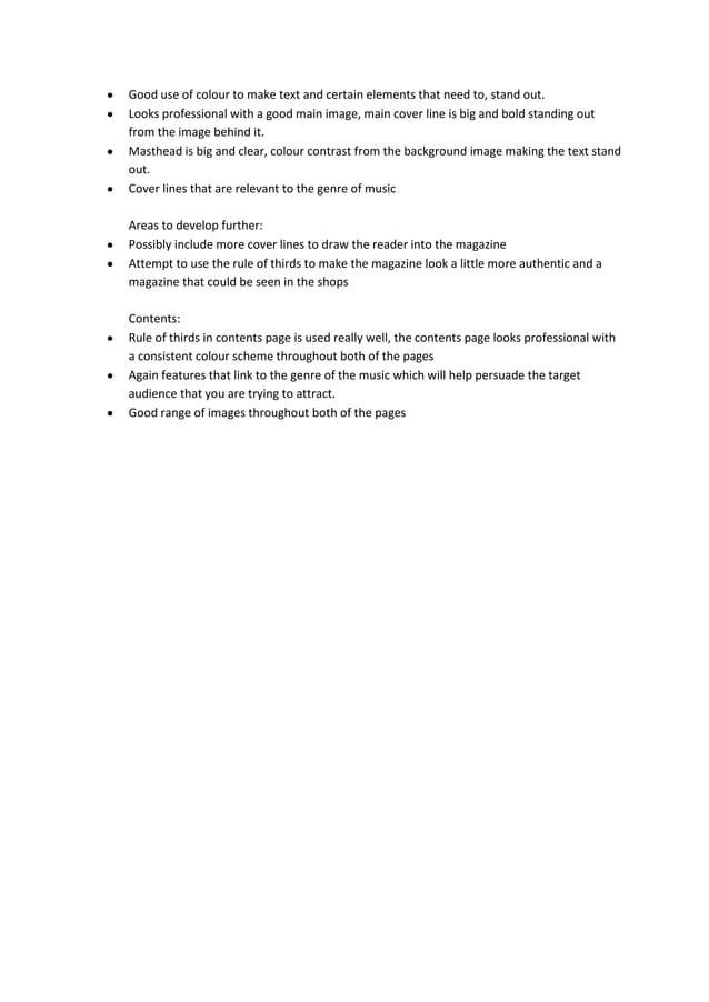 feedback | DOCX | Technology & Computing