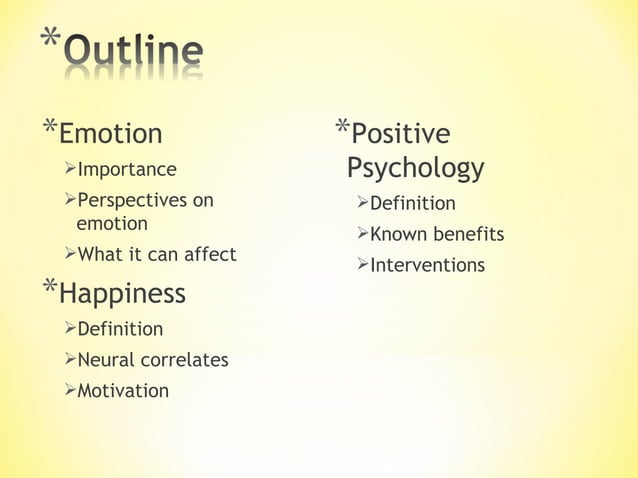 Good vibes: Emotion and Happiness | PPT | Brain and Nervous System ...