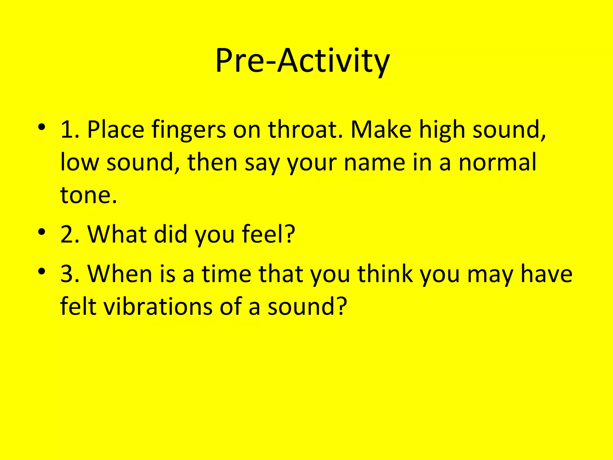 Good Vibrations | PPT