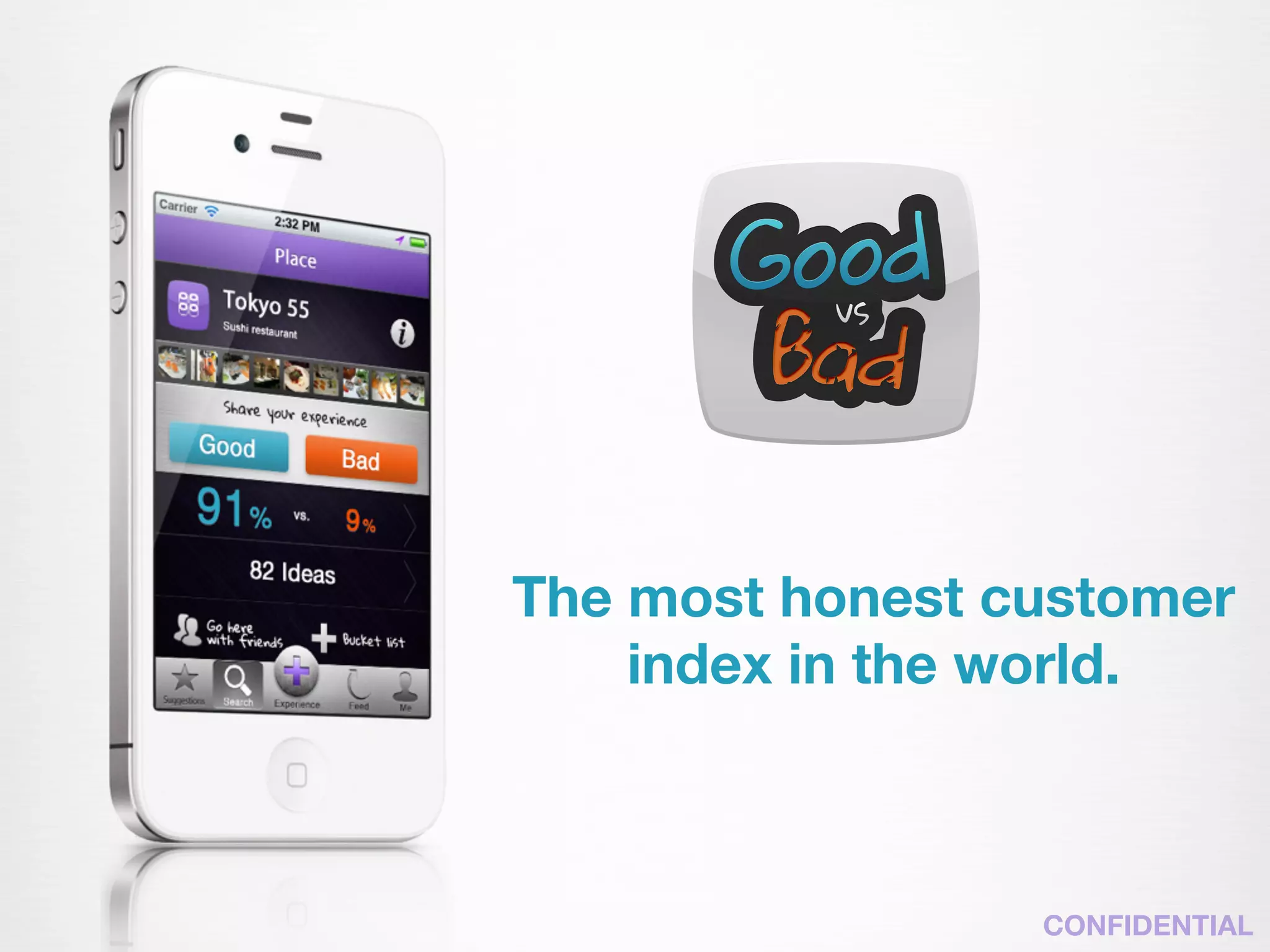 Good vs. Bad - the most honest customer index in the world | PPT
