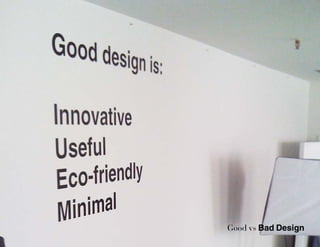 Good vs bad design | PDF