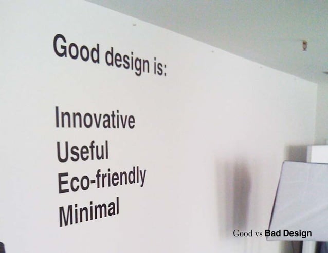 Good vs bad design | PPT