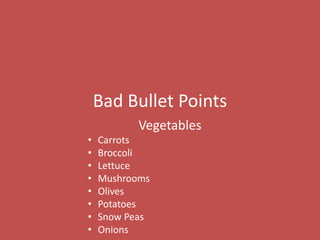 Good vs bad powerpoint | PPTX