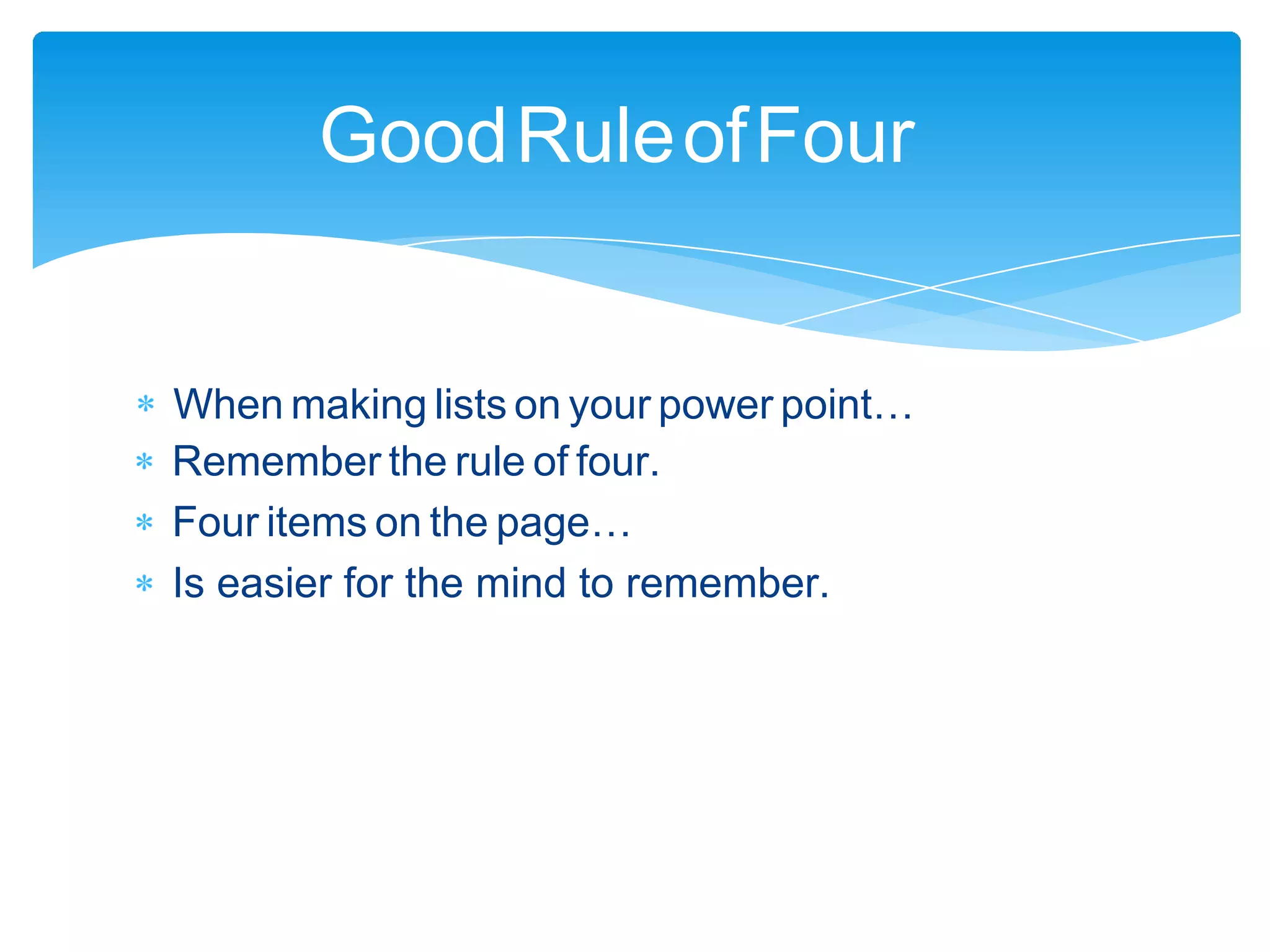 Good vs bad presentation | PDF
