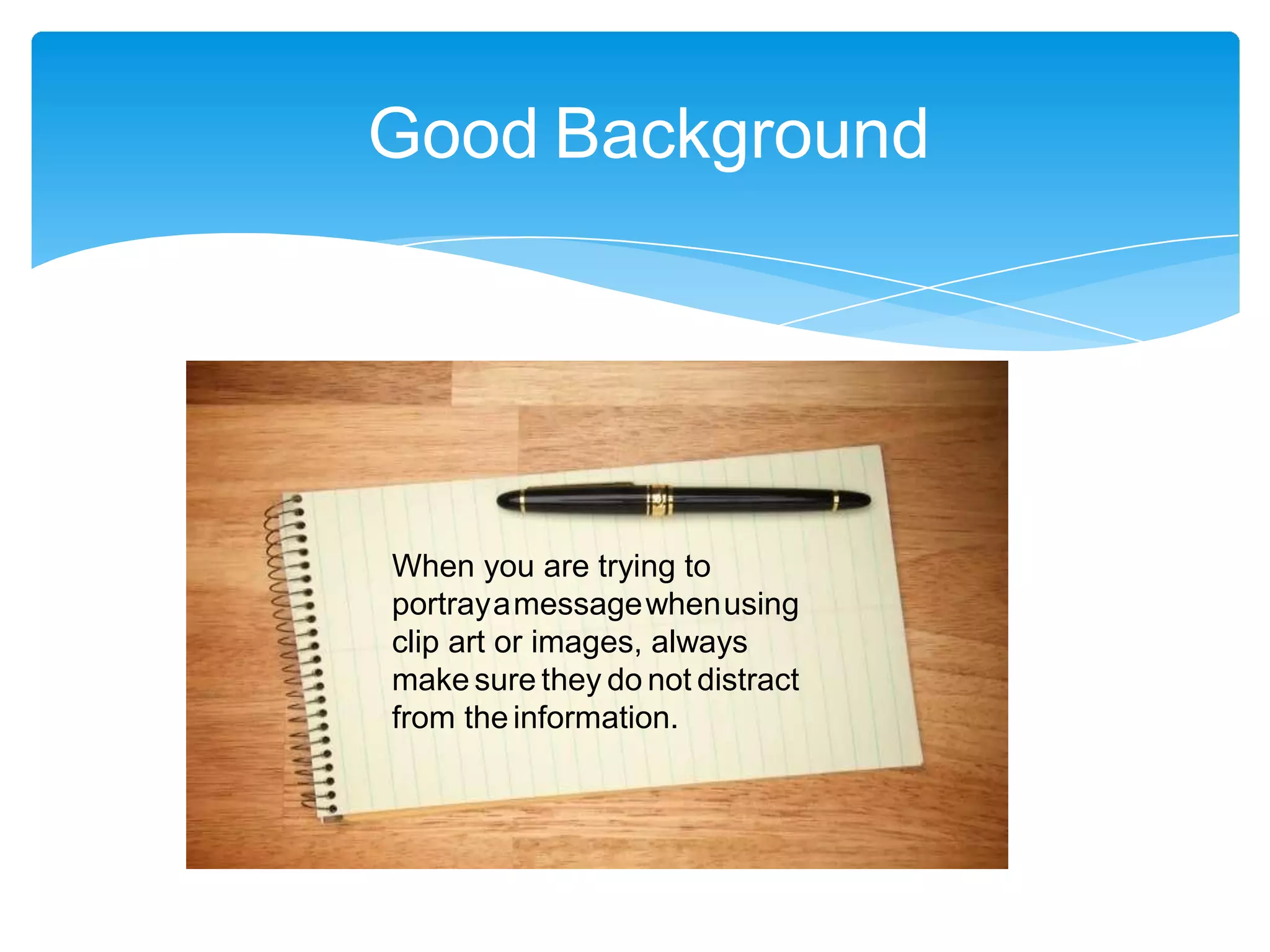 Good vs bad presentation | PDF