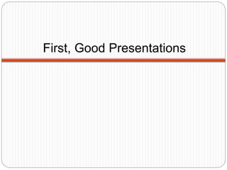 Good vs bad presentation | PPTX