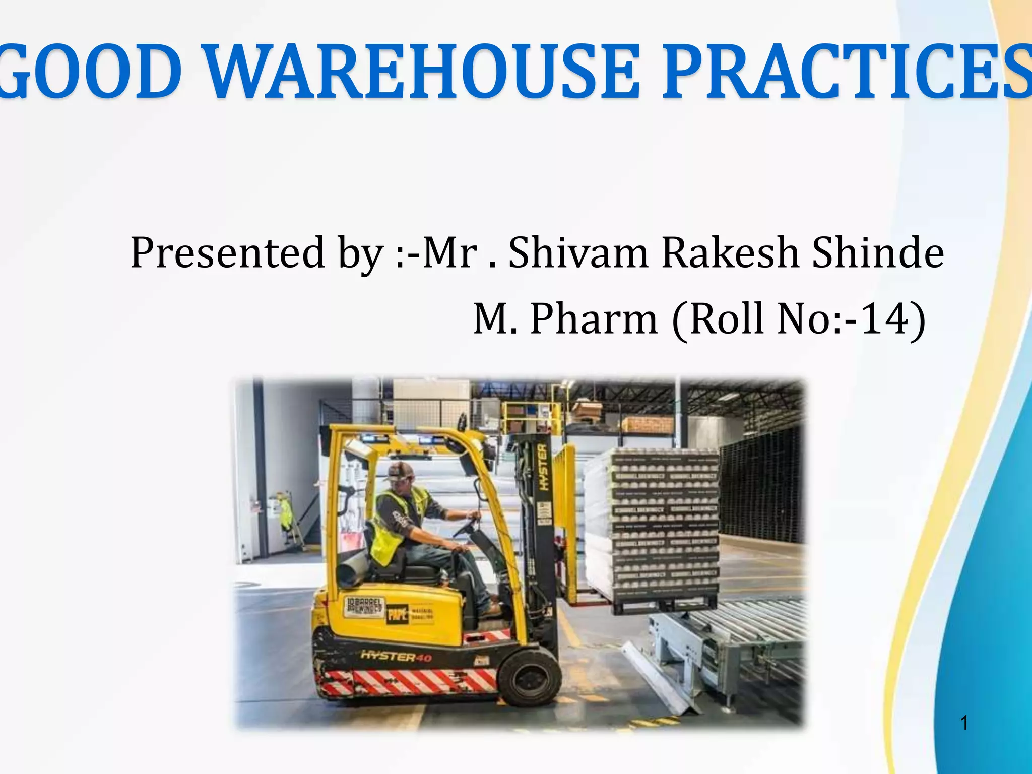 Good warehouse practice | PPTX