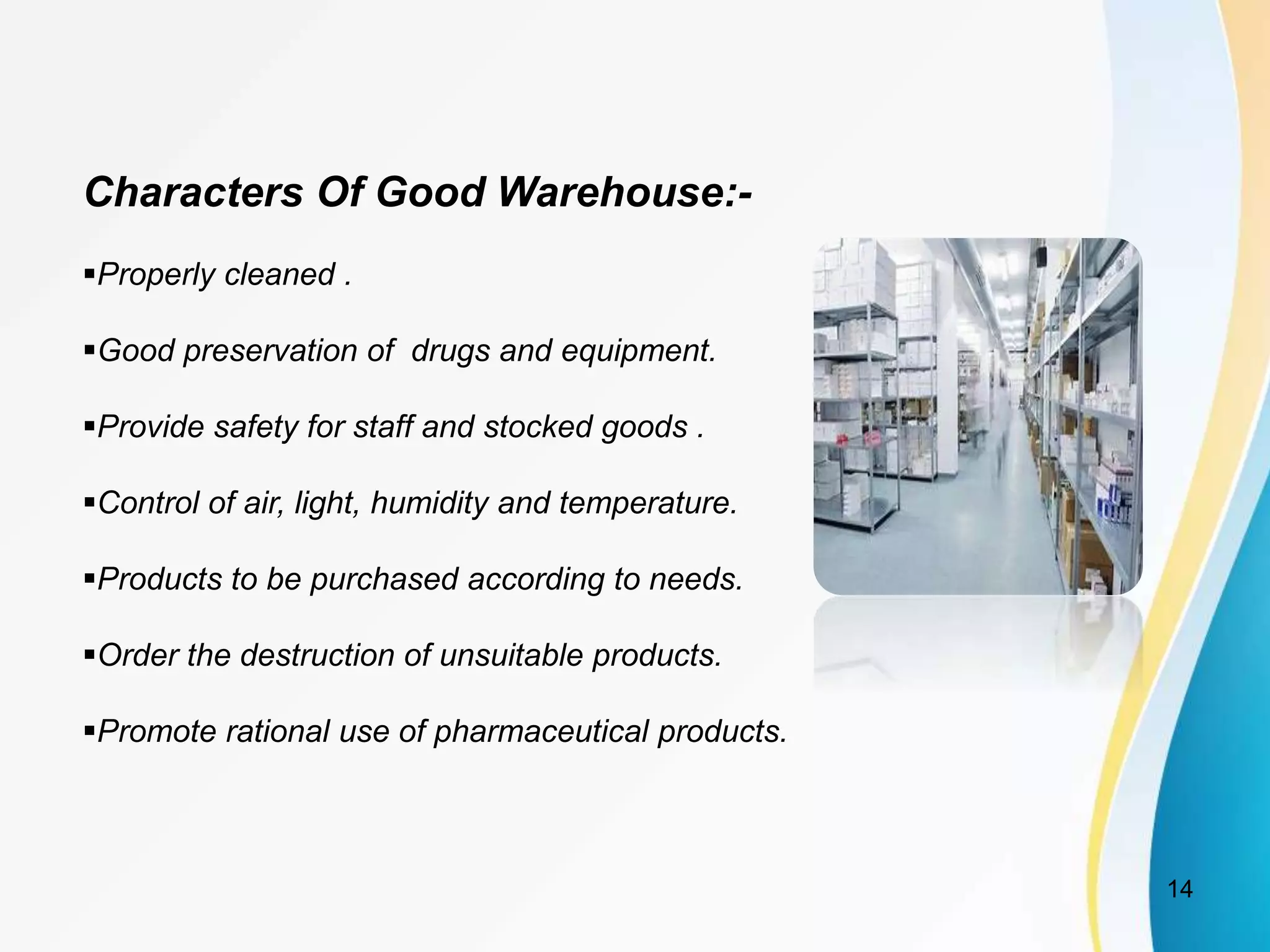 Good warehouse practice | PPTX