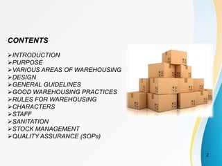 Good warehouse practice | PPTX