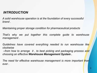 Good warehouse practice | PPTX
