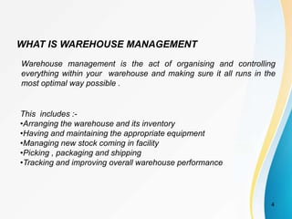 Good warehouse practice | PPTX