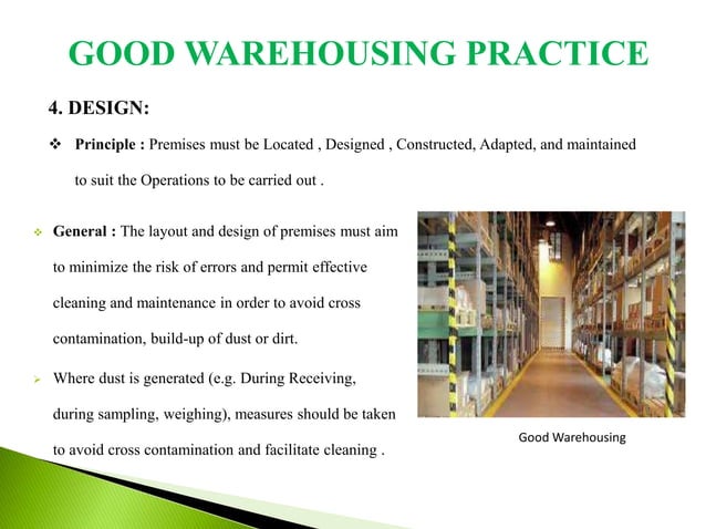 Good Warehouse Practice.pptx | Logistics | Business