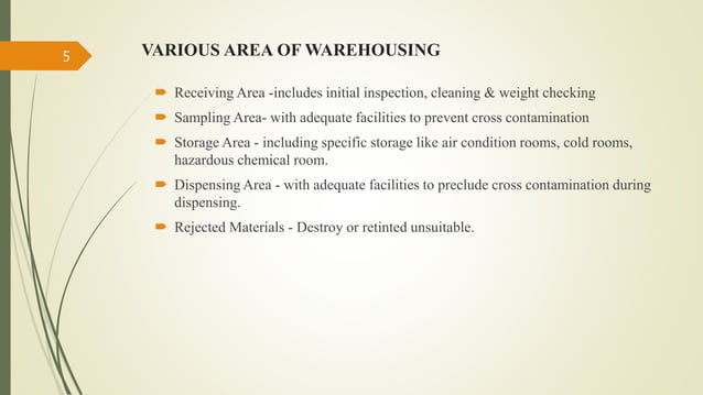 GOOD WAREHOUSING PRACTICE.pptx | Logistics | Business