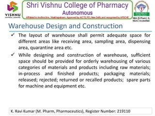Good warehousing practices by RK Koduru | PPTX